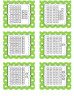 Lovely Literacy & More: Lime Green Polka Dot Number Cards