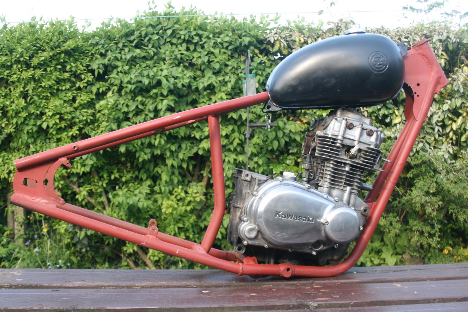 benchdonkees: Collected a rigid Triumph frame today (thanks Mark). It ...