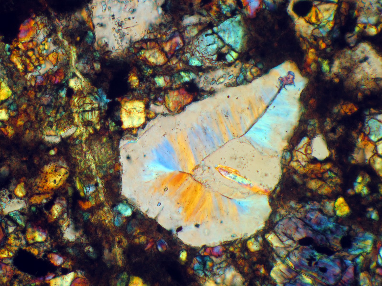 Tom Phillips Thin Sections - Meteorite & Rock Art: NWA6386 Diogenite ...
