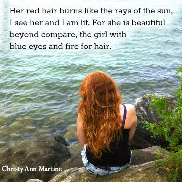 Christy Ann Martine: The Spark of Adoration Poem - Her Red Hair Burns ...