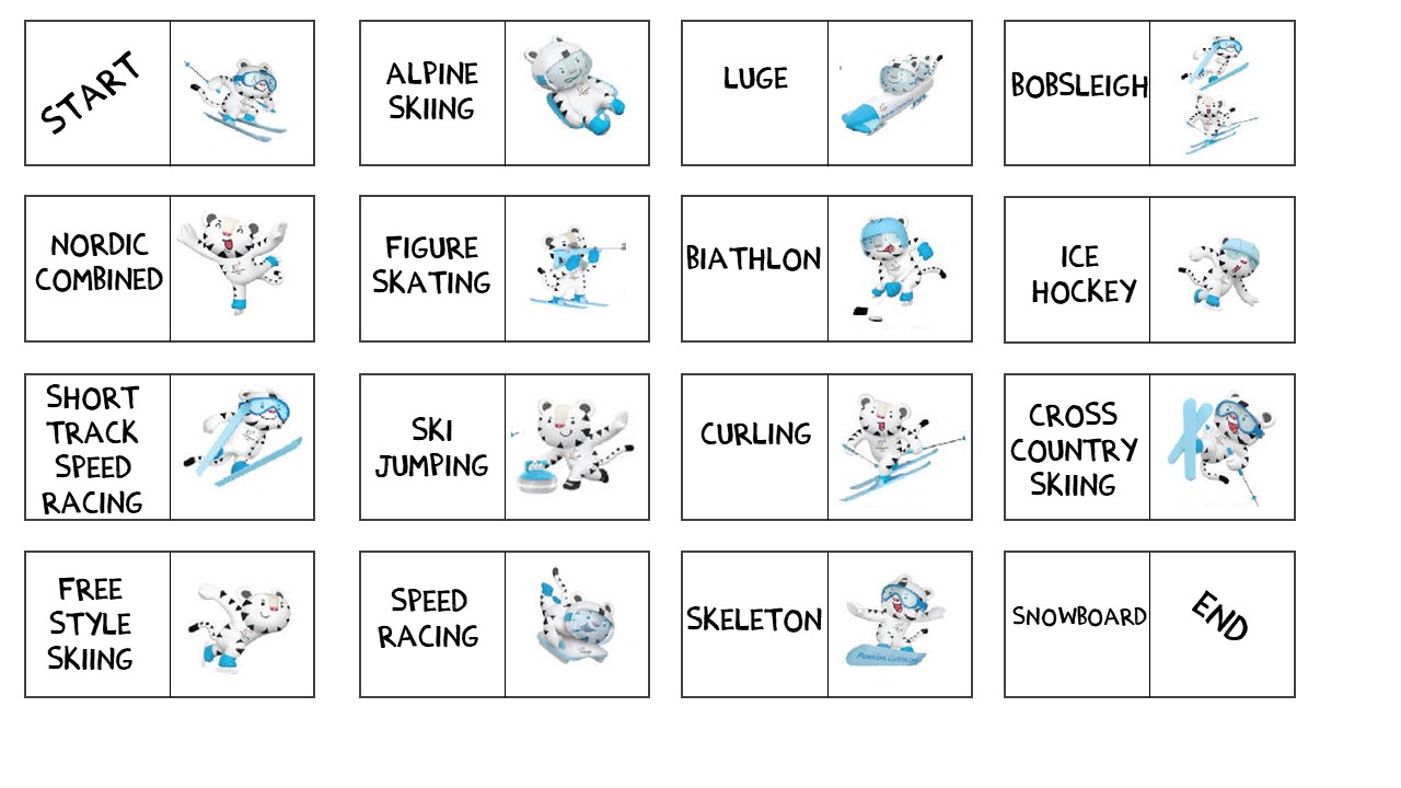 les JO : domino en anglais