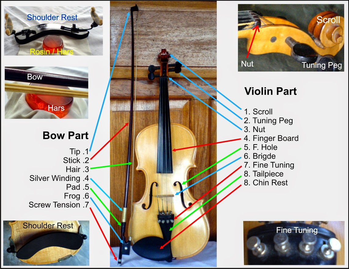 trisetiono79.blogspot.com: Mengenal Biola Serta Bagian-Bagiannya