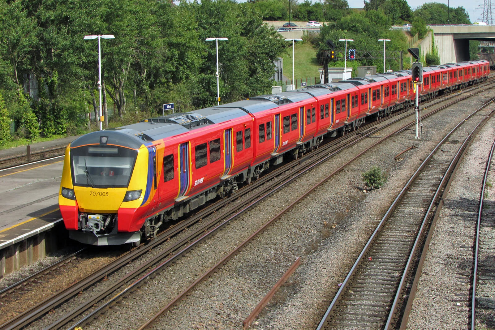 47s and other Classic Power at Southampton: Class 707 under test, 13th ...
