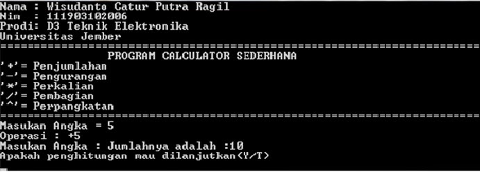 Mari belajar program bahasa C++ membuat kalkulator sederhana: Membuat ...