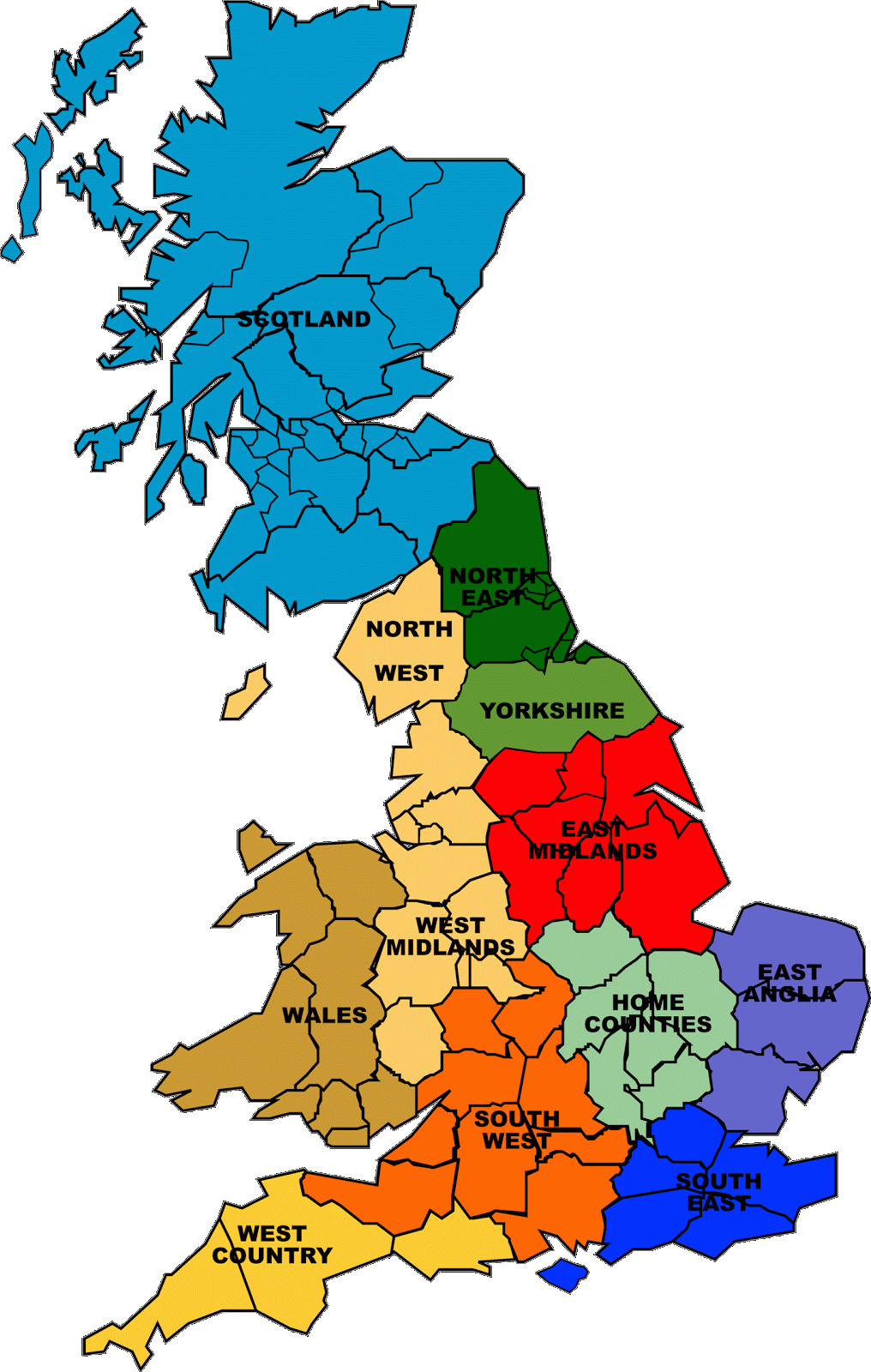 Descarga todos los mapas de Inglaterra, Reino Unido y Gran Bretaña ...