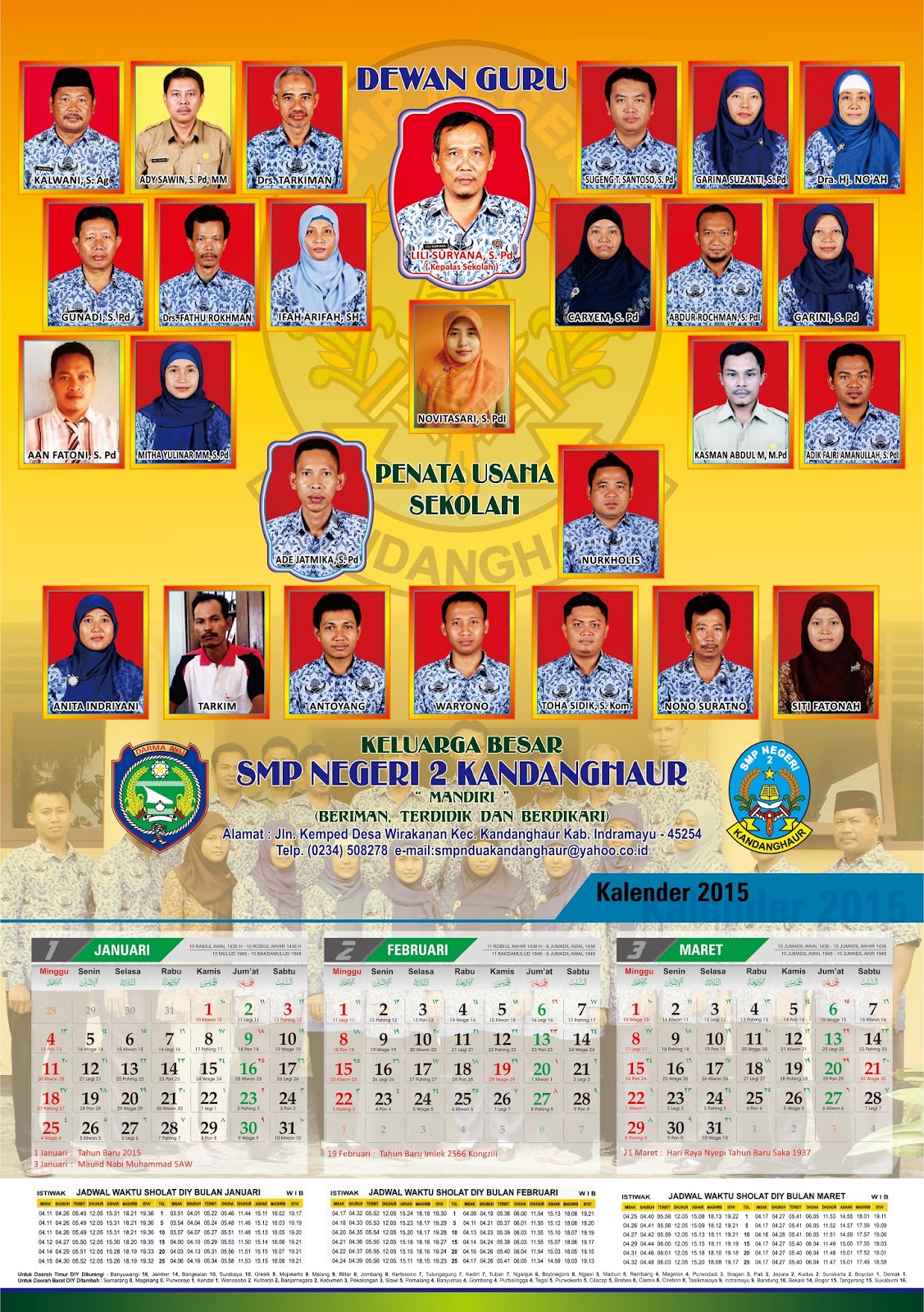 Cetak Kalender Gambar Produk - Alfi Percetakan dan Digital Printing