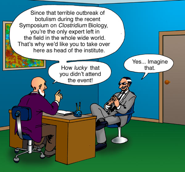 People in white coats: Fortuitous career move