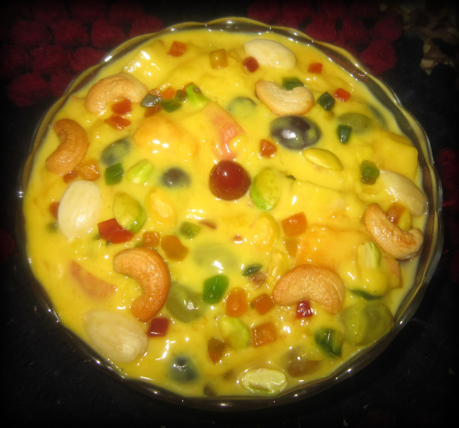 Archies Authentic Touch: Chilled Mixed Fresh fruit custard tossed with ...