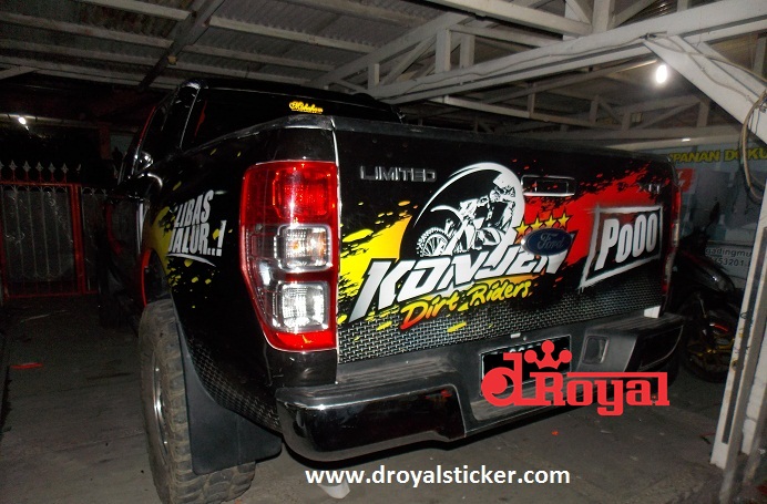 custom stiker mobil branding wrapping dan cutting sticker : Ford Ranger ...