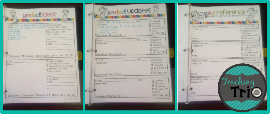 Teaching Trio: Monday Made It: EOY Gifts, TPT Planner, & a giveaway!