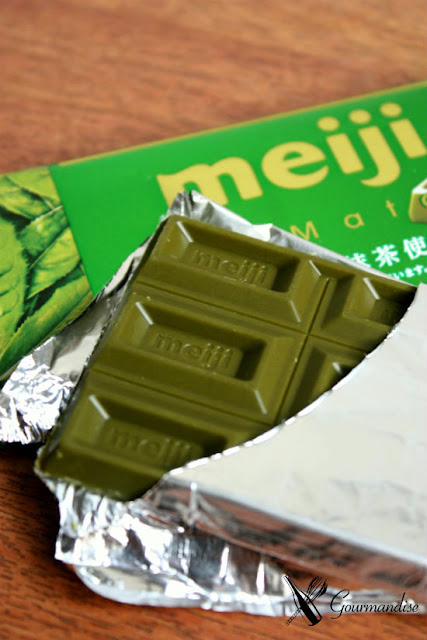 Meiji rich matcha chocolate