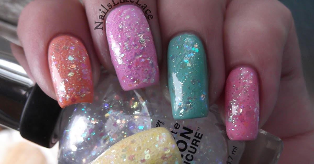 NailsLikeLace: Pastel Easter Skittles