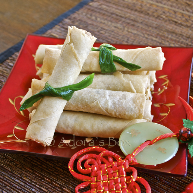 Adora's Box: FRIED PORK AND CRAB SPRING ROLLS