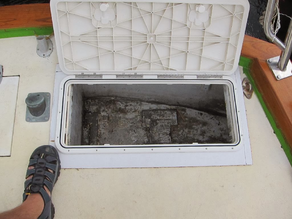 The Incredible Hull: Aft deck lockers.......