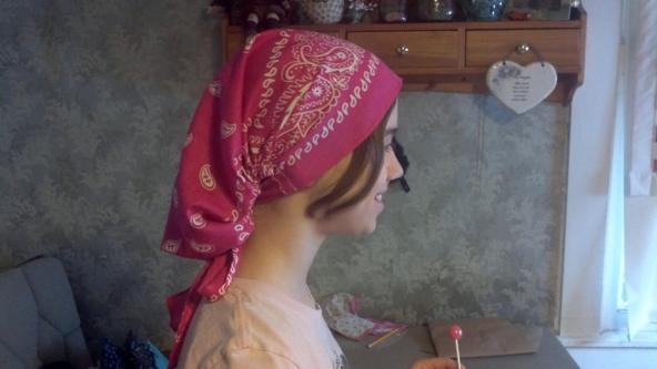 Learning Land Homeschool: I just made my new FAVORITE head covering!