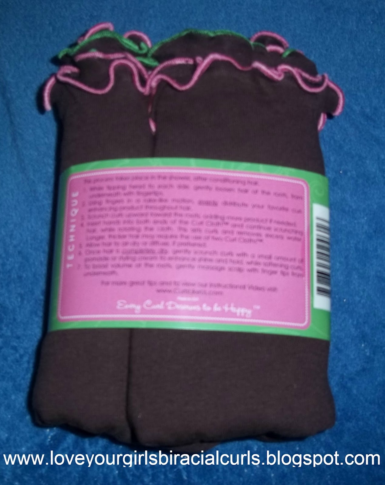 Love Your Girls Biracial Curls: Curls Like Us Curl Cloth's REVIEW