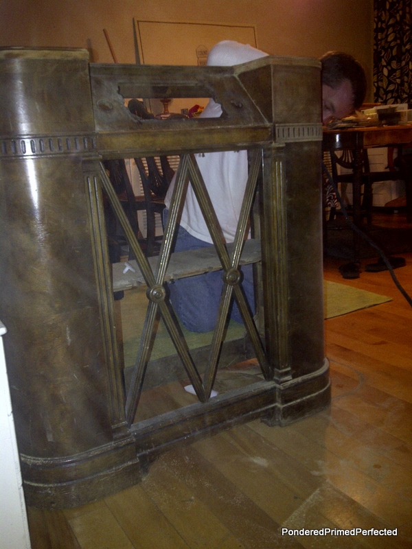 Pondered Primed Perfected: Upcycled Radio Cabinet