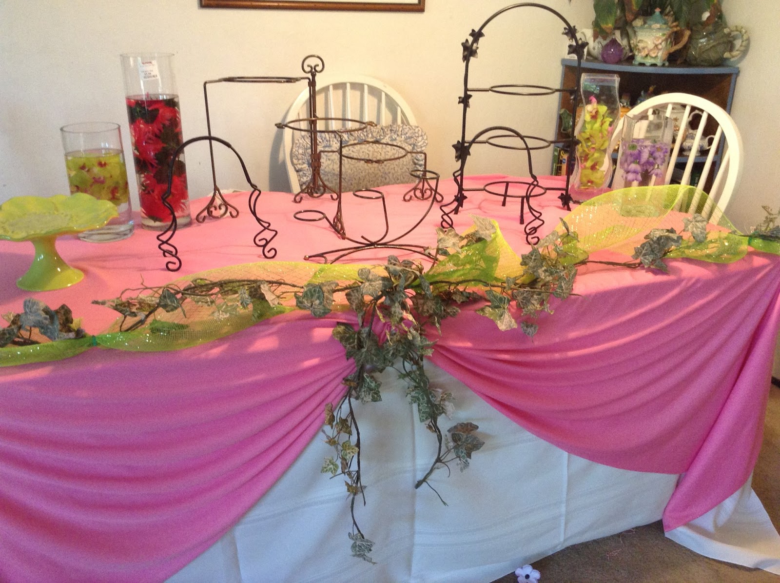 Table Design for Non-profit Fundraiser - Garden Style ~ The Art of Events