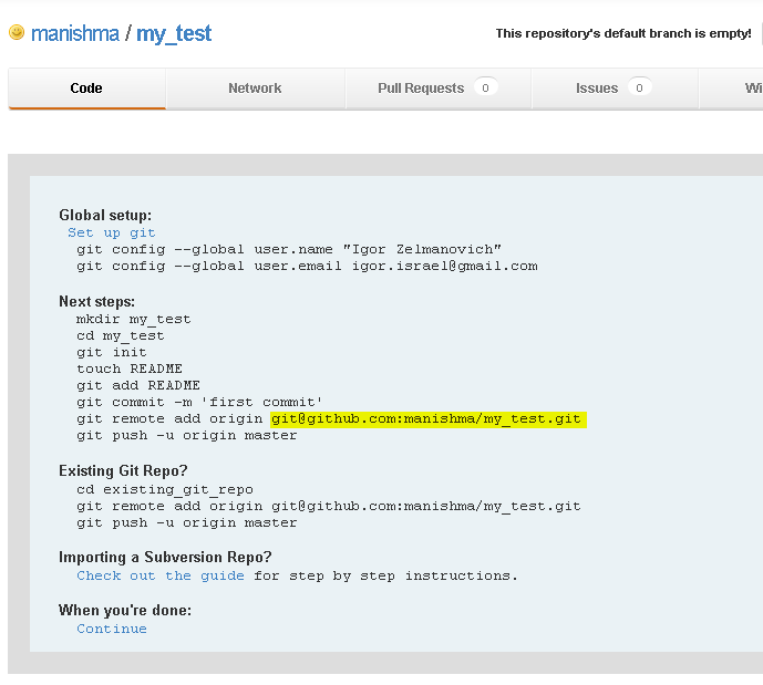 Igor Zelmanovich's Blog: Setting up Git, Git Extensions and GitHub account Igor Zelmanovich's Blog: Setting up Git, Git Extensions and GitHub account