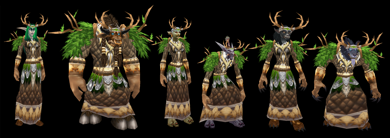 Druid Quick Referance Teir Sets