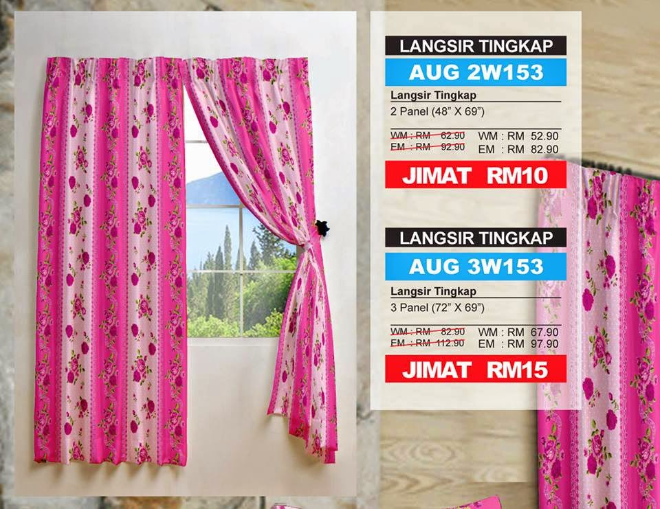 MARSHAENA COLLECTION: Langsir Tingkap (Ready Made)