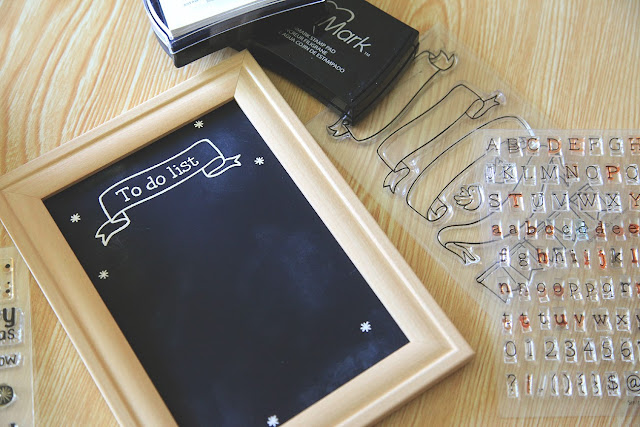 Unify Handmade: DIY Chalkboard To-Do List Frame