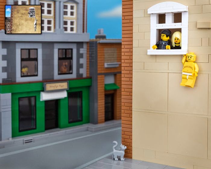Unique Scoop: Amazing LEGO Street Art By Bricksy
