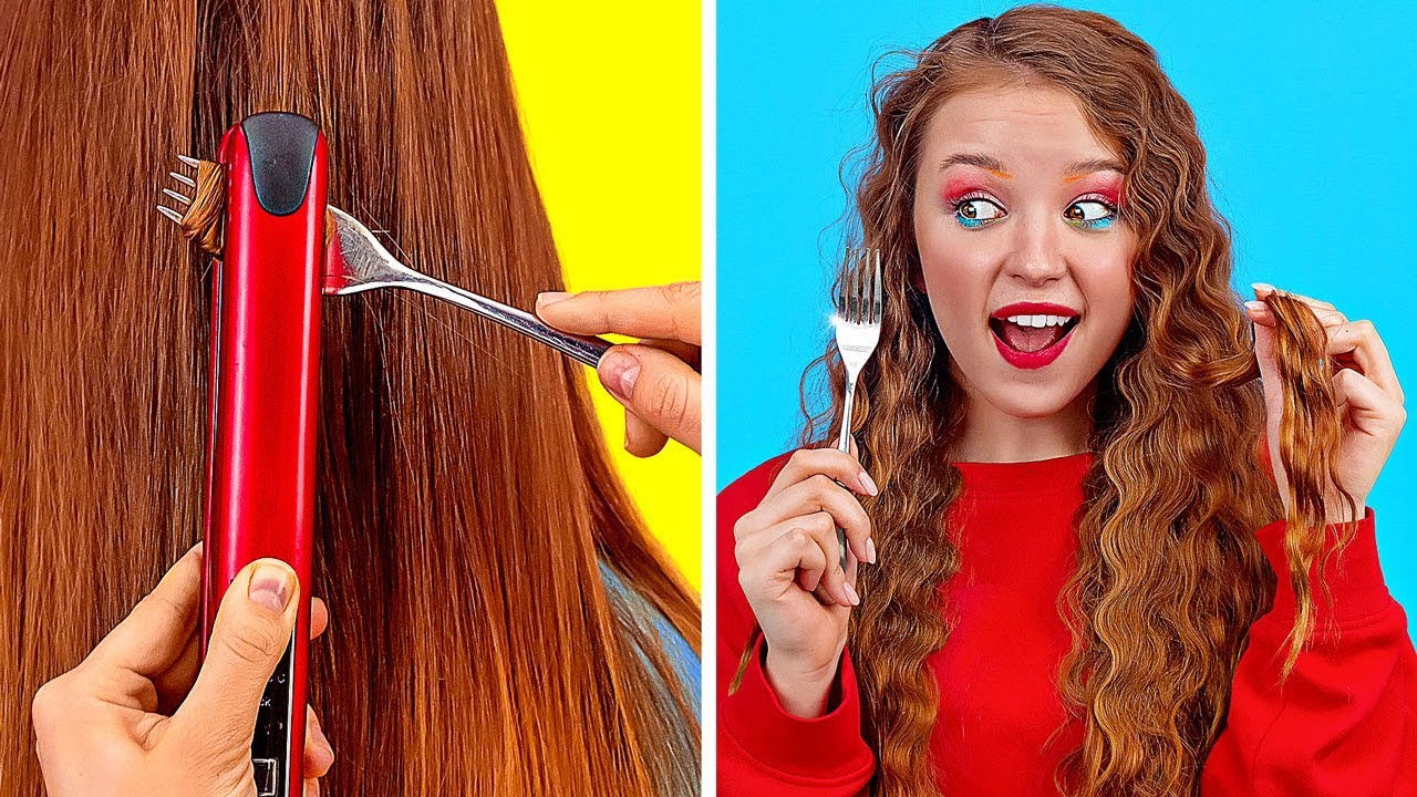 AWESOME HAIR TRICKS AND HACKS || Cool And Easy Hair Ideas For Girls by ...