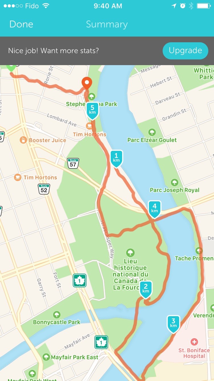 The Forks: The scenic loop: running at The Forks