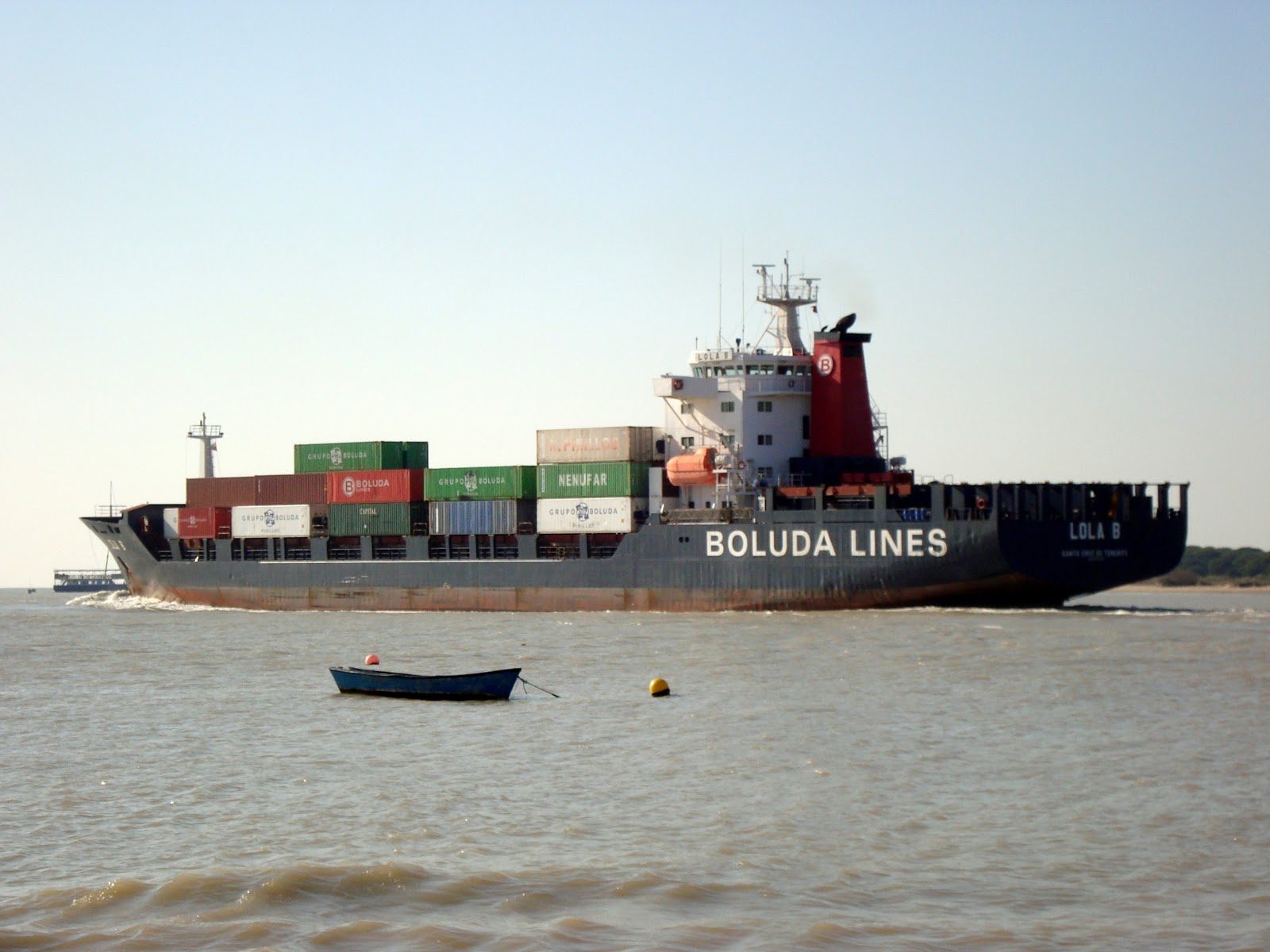 BUQUES MERCANTES A SU PASO POR SANLUCAR DE BARRAMEDA: LOLA B - IMO 9071040