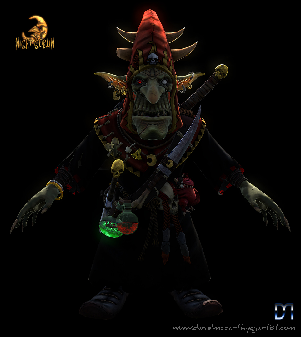 Dan Doombuggy Art: Night Goblin Boss Complete