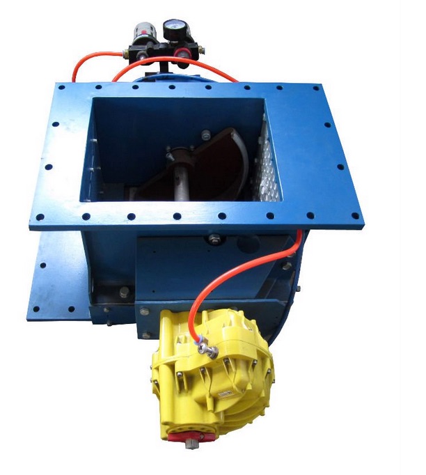 Rotary Vane Actuator on Specialty Valves, Dome Valves, and Double Flap ...