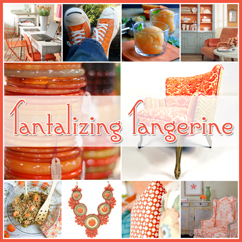Tantalizing Tangerine and exploration of color - The Cottage Market