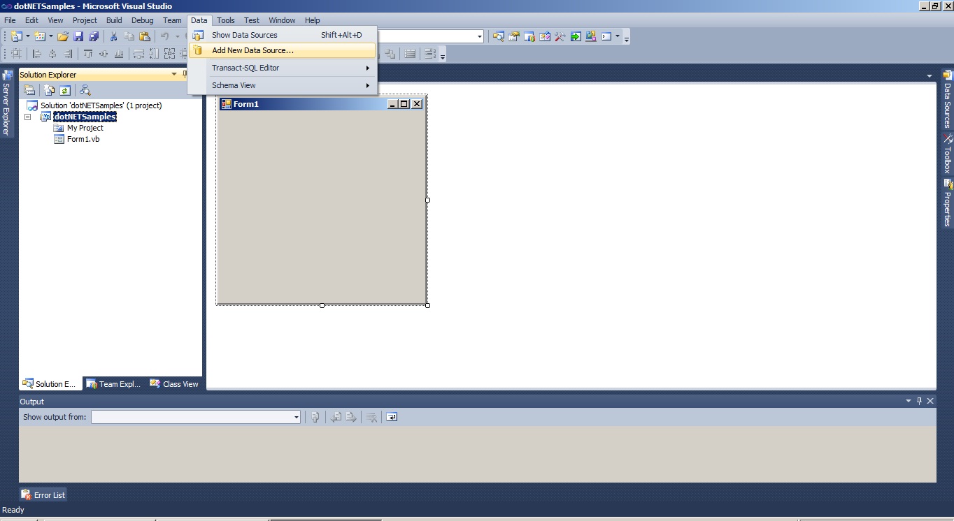 Dystopian Code: Creating and Populating a Local Database in Visual ...