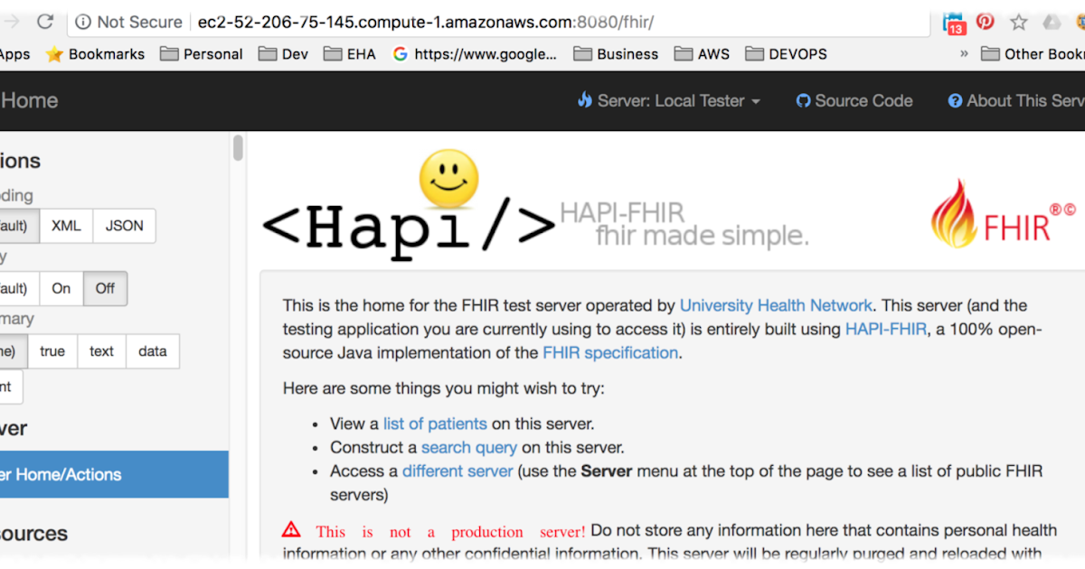 Data. Analytics. Code. @Everywhere.: HAPI FHIR Example Server Using ... Data. Analytics. Code. @Everywhere.: HAPI FHIR Example Server Using ...