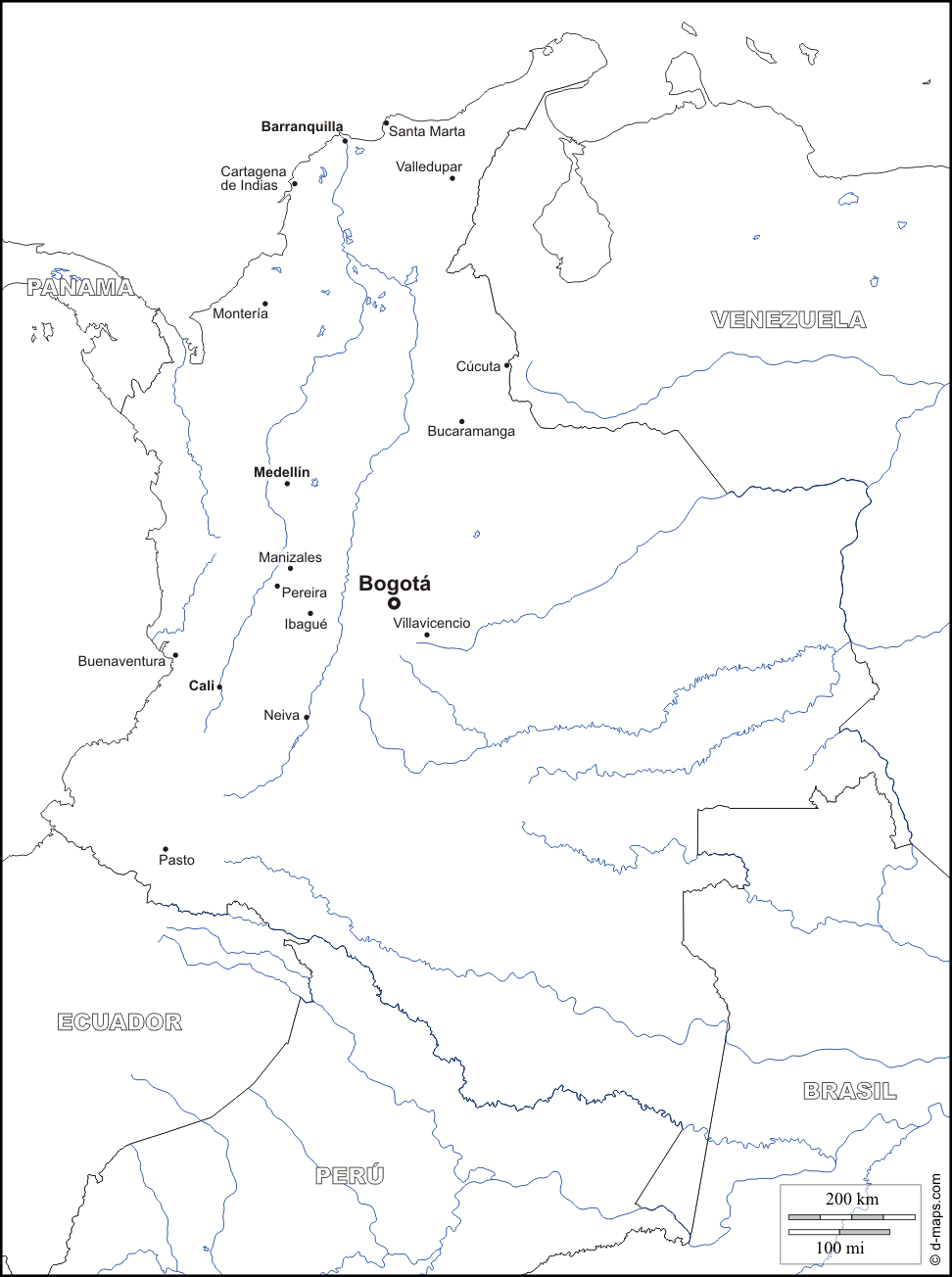 Hidrográfia de Colombia