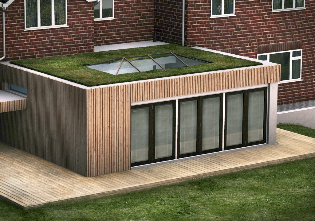 architecturalDS: Larch Clad Extension, Liss, Hants.