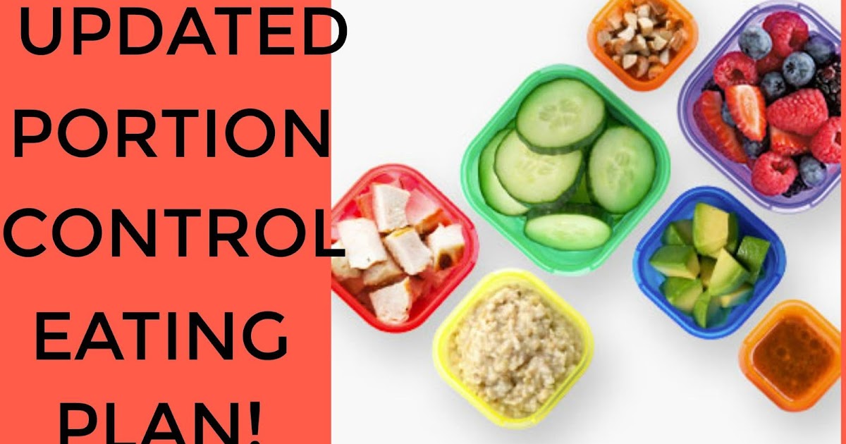 Habits to Get Healthy: Updates to the Portion Control Eating Plan!