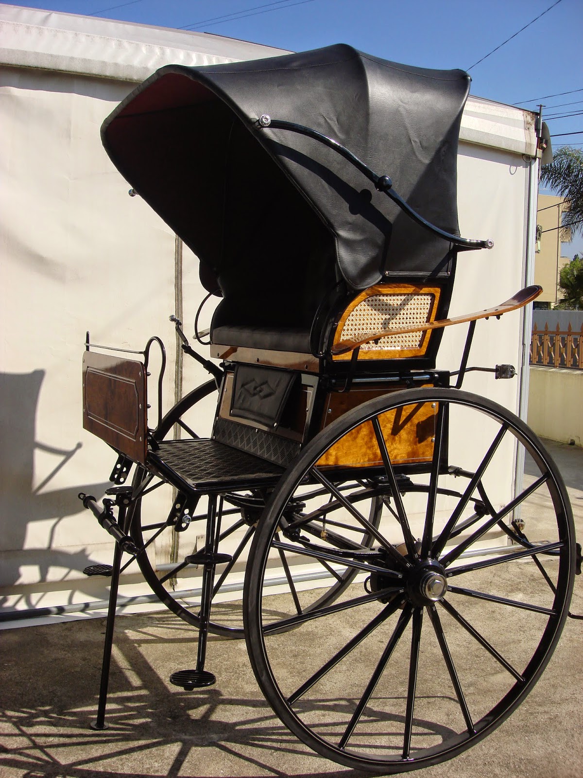 coches,charretes e todo o tipo de atrelagens: charrete com capota