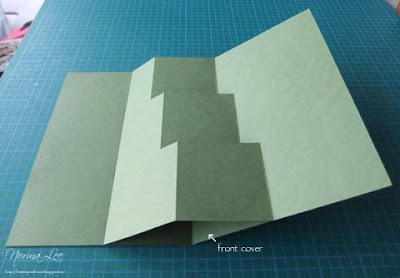 From My Craft Room: 3-Step Card Tutorial (4 1/4" x 6" card)