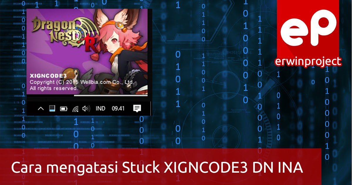 Cara mengatasi Stuck XIGNCODE Dragon Nest | Games ErwinProject