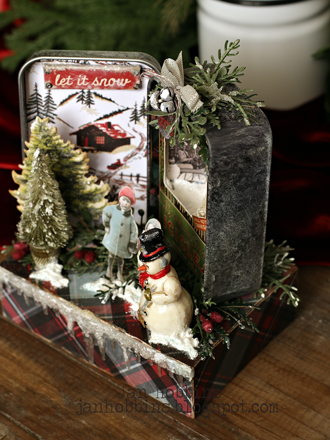 LET IT SNOW CHRISTMAS VIGNETTE - In My Own Imagination