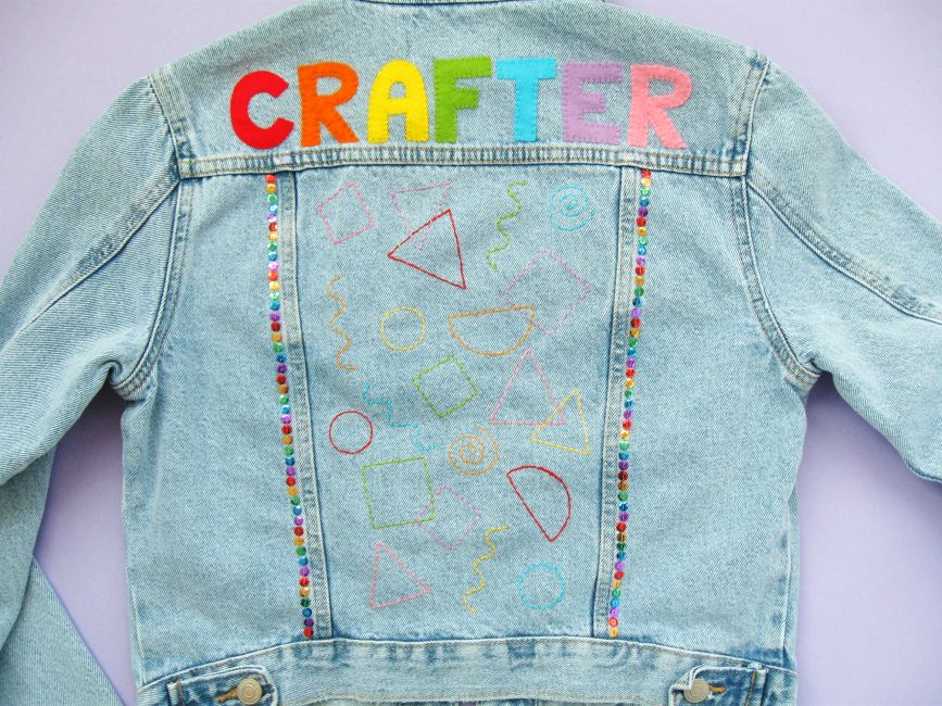 Bugs and Fishes by Lupin: 5 Ways to Customise a Denim Jacket