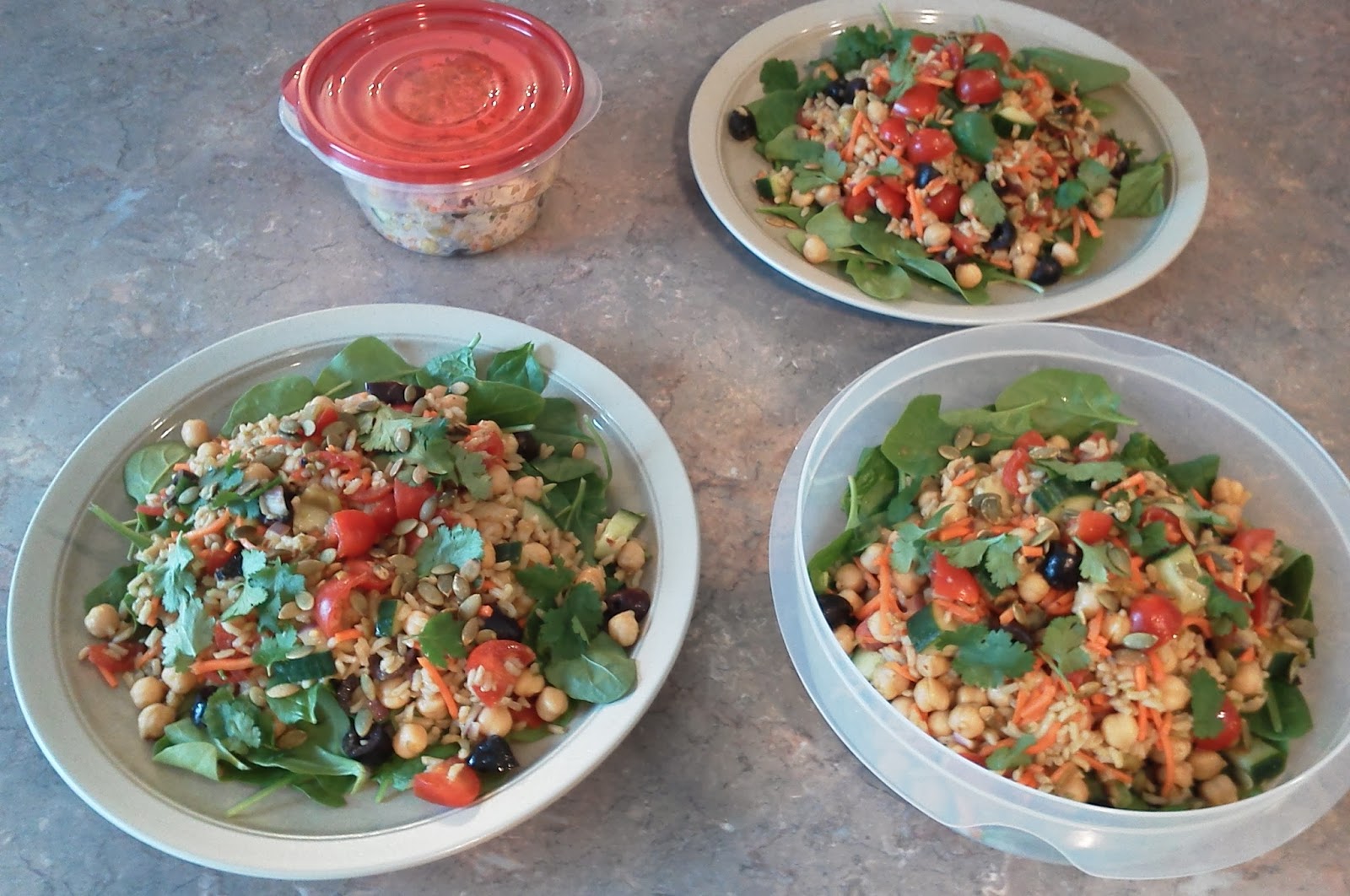 Pocono Pabulum for Mind & Body: Curried Chickpea and Brown Rice Salad