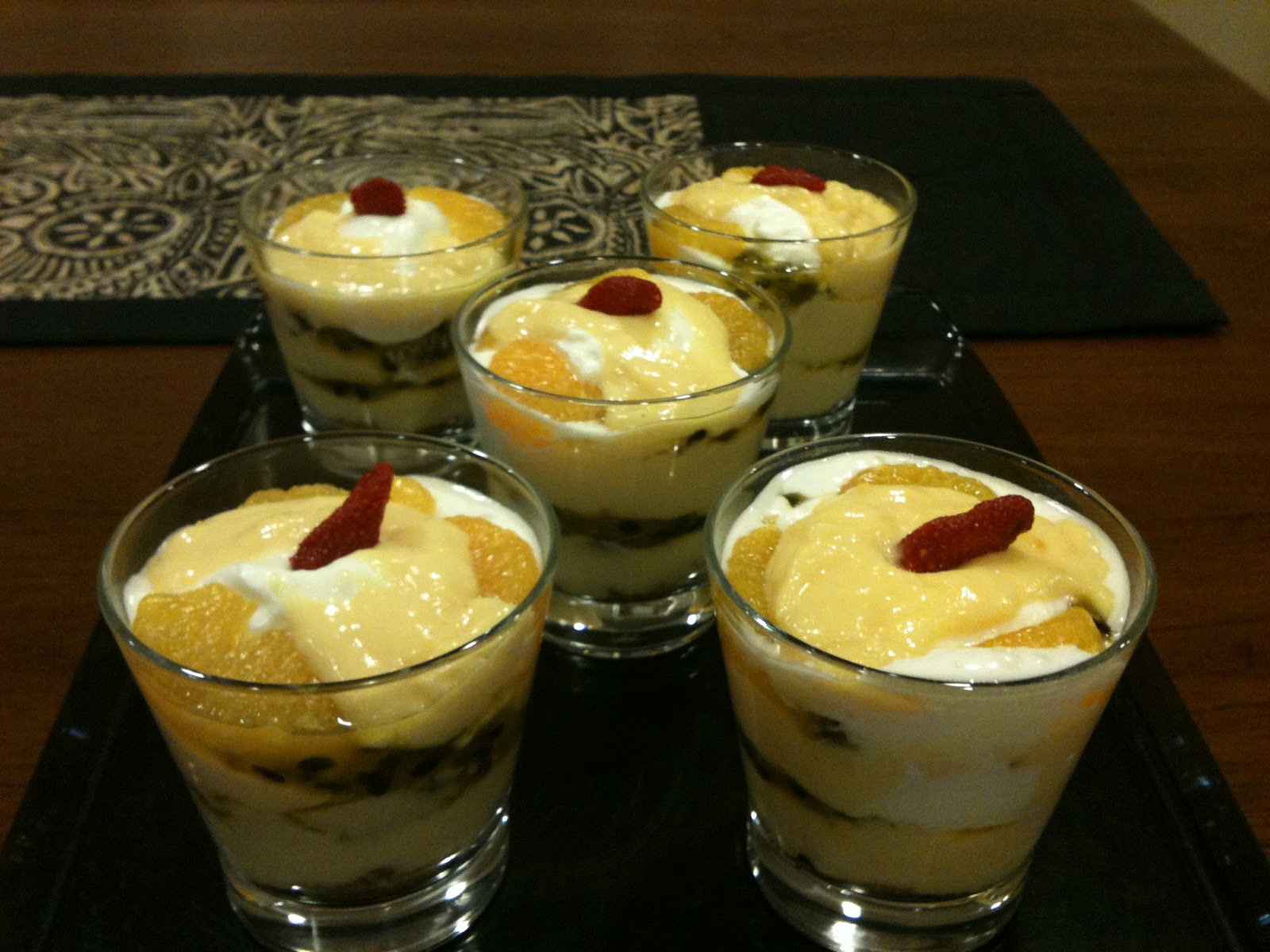 Laman Dapur Helen: LEMON CUSTARD PARFAIT WITH PASSION FRUITS COULIS ...