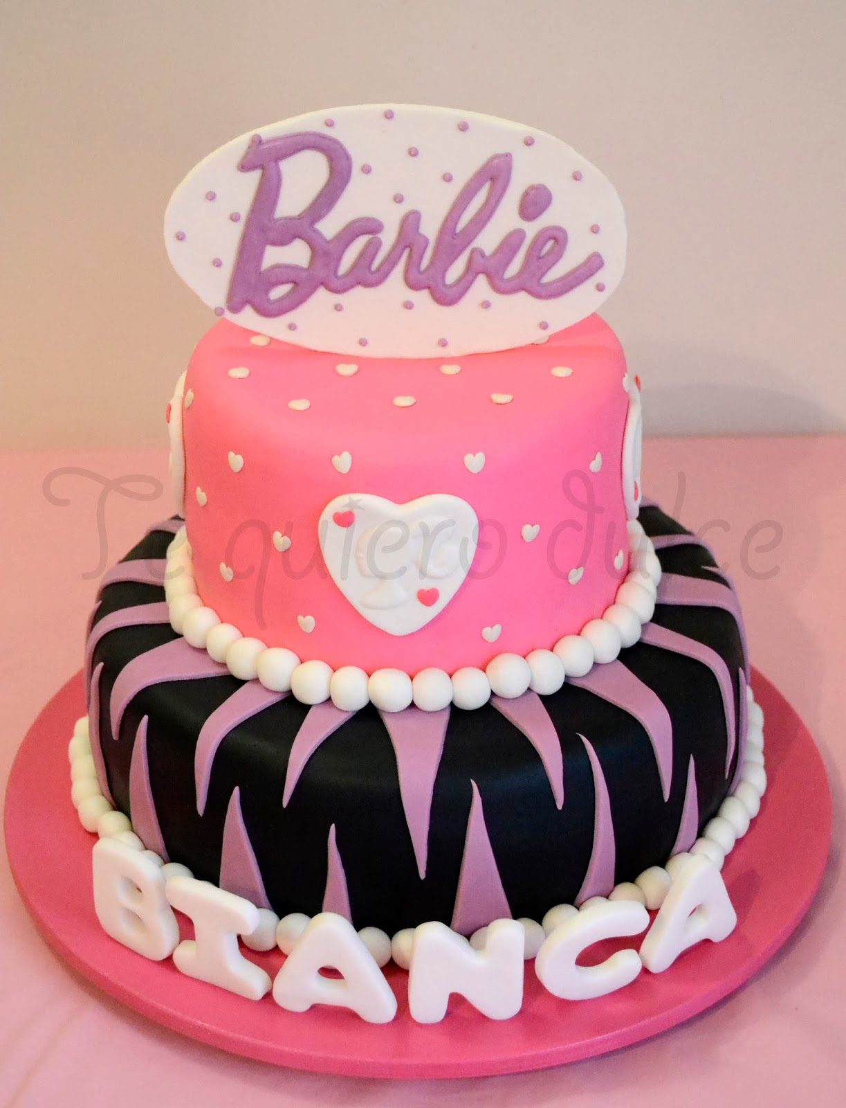♥TE QUIERO DULCE♥: Torta de Barbie