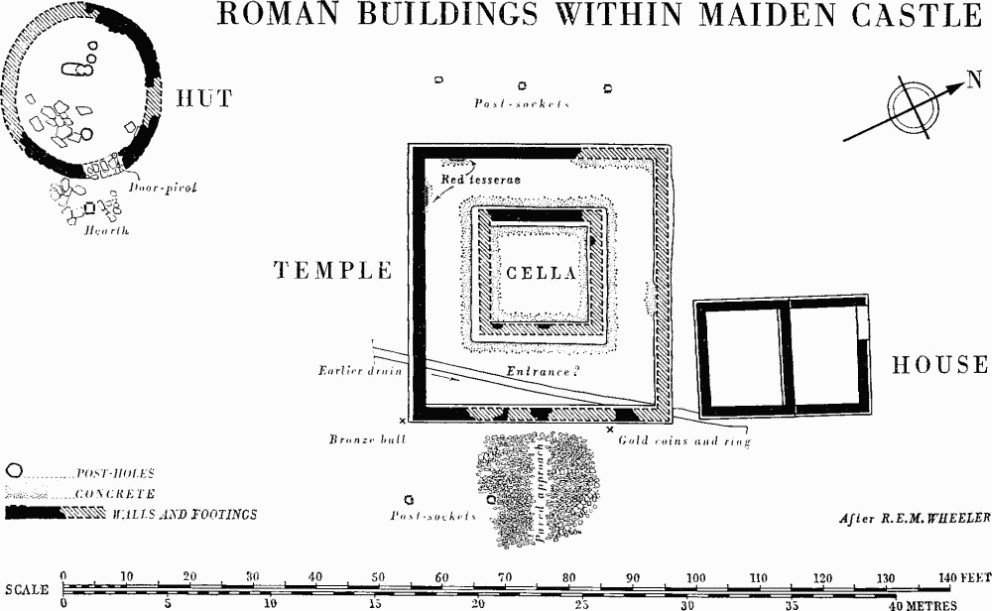 Corfu Blues and Global Views: Maiden Castle Romano-British Temple ...