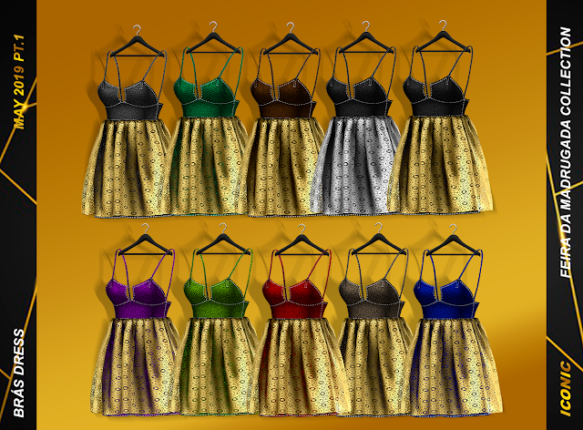Brás (Dress) | TS4 | ICONIC | The Sims 4 CC Creator