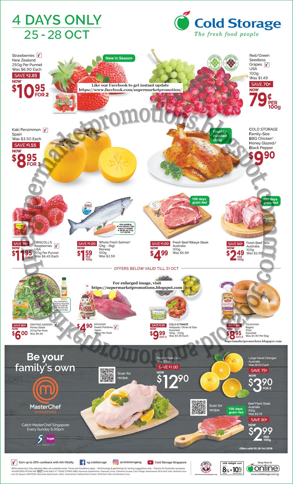 Cold Storage Weekly Promotion 25 - 31 October 2018 ~ Supermarket Promotions
