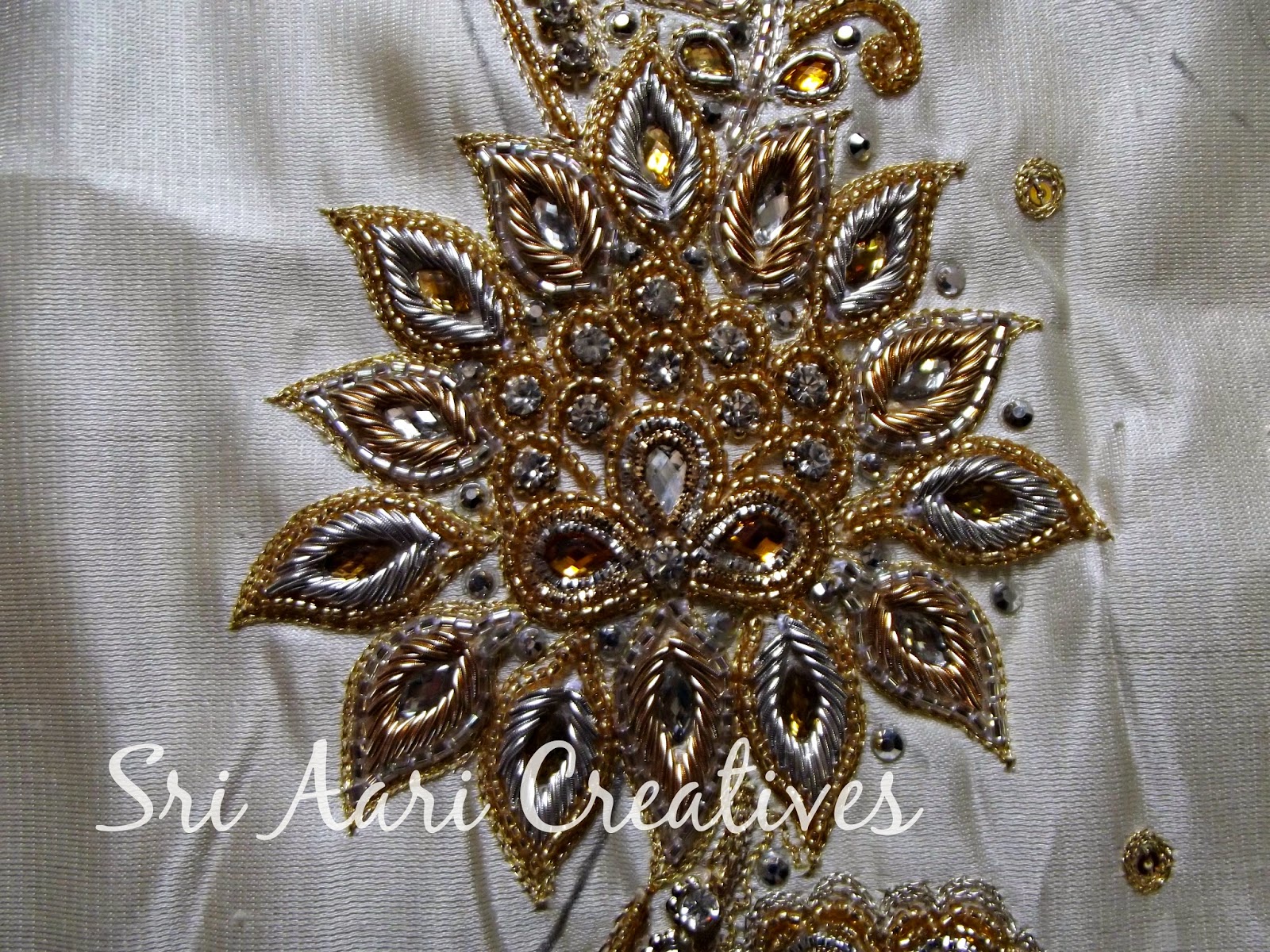 SRI AARI CREATIVES: Zardosi Work